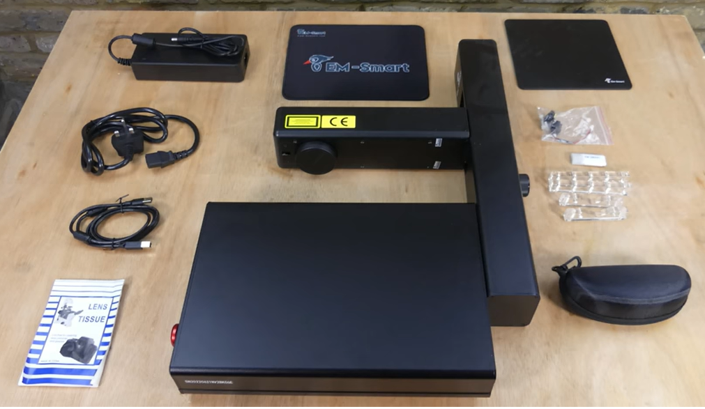 EM-Smart Nova - 25W Portable & Foldable Fiber Laser Engraver with ...